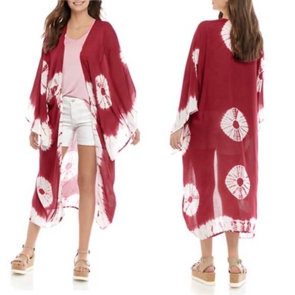 True Craft | Swim | Nwt True Craft Tie Dye Ruana Cardigan | Poshmark